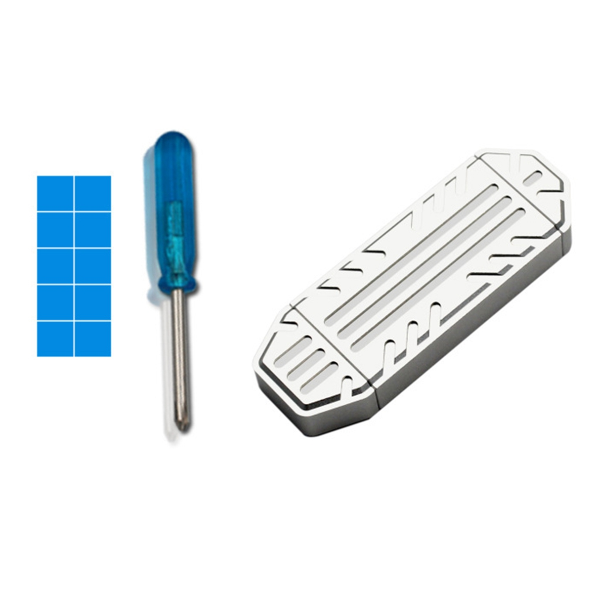 LLhappy-10gbps M.2 NVME SSD High-Speed Solid-State Mobile Hard Disk Box JMS583 Master Control ...