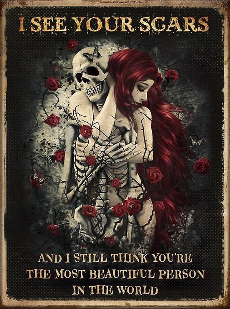 (As Shown03, 6x8 Inch) Jack Skellington And Sally I See Your Scars ...