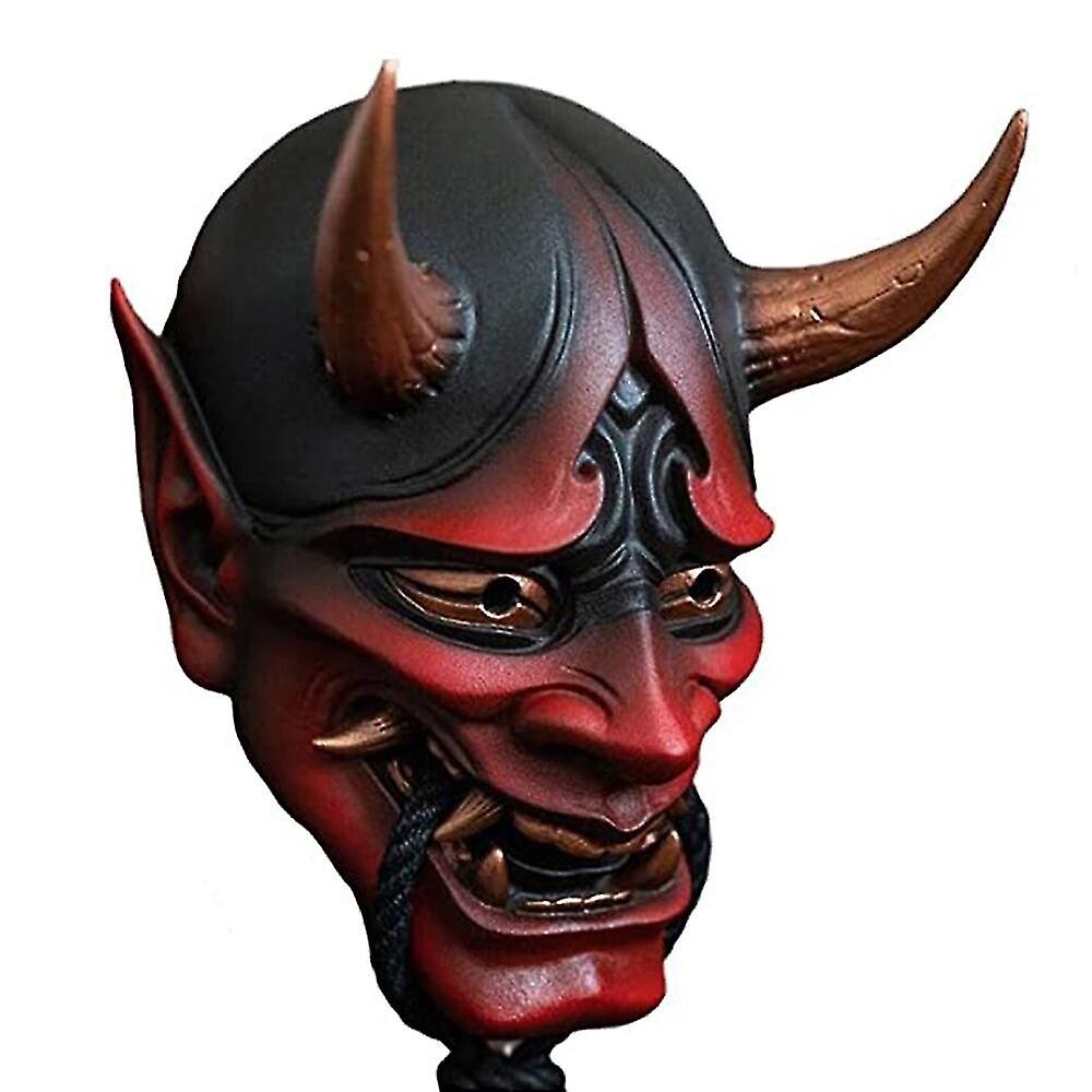 Japanese Samurai Oni Scary Latex Mask Horror Evil Demon Monster Bite ...