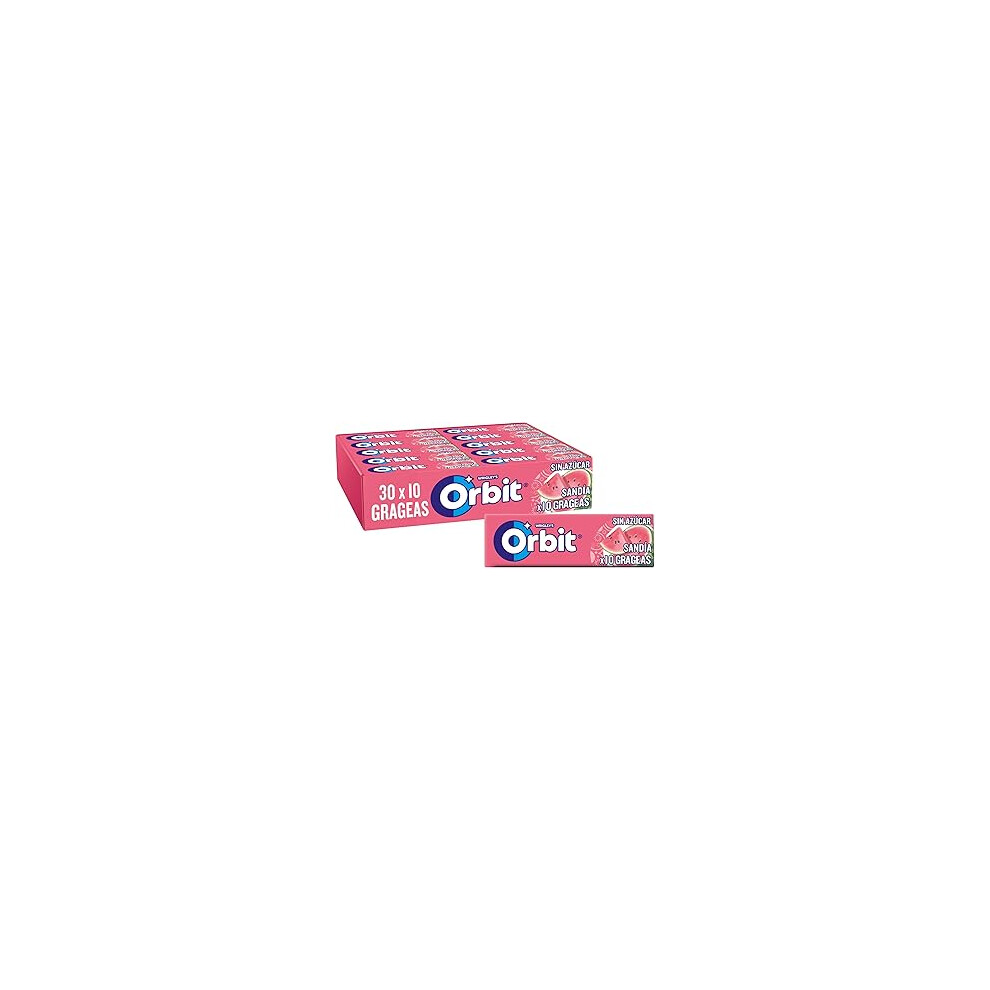 Orbit Sugar-Free Chewing Gum Watermelon 30 x10 For Clean & Fresh Mouth ...