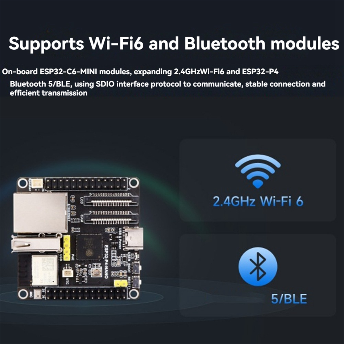 ESP32-P4-NANO Development Board with Speaker Dual-Core RISC-V WiFi6 on OnBuy