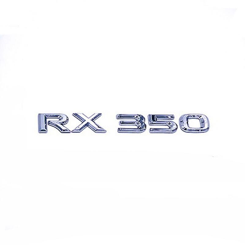 (F) Car Trunk Abs Chrome Gloss Black Letters Logos Badge Emblem Decals ...