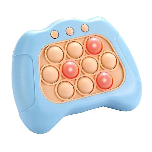 (Light Blue) Decompression Pop Fidget Fast Push Game, Handheld Bubble ...