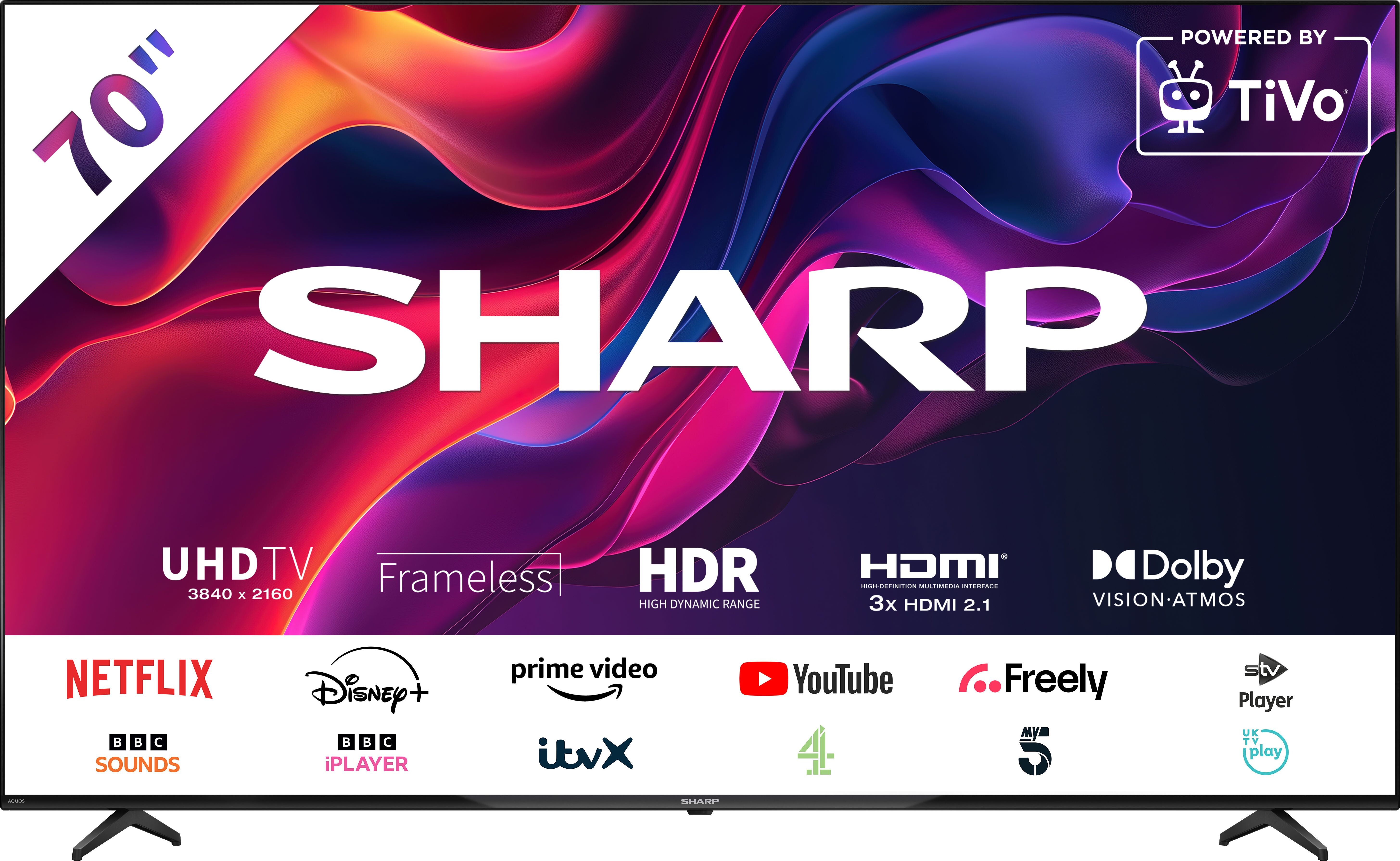 Sharp GK4245K 70" 4K Ultra HD Smart TV [2024] 4T-C70GK4245KB on OnBuy