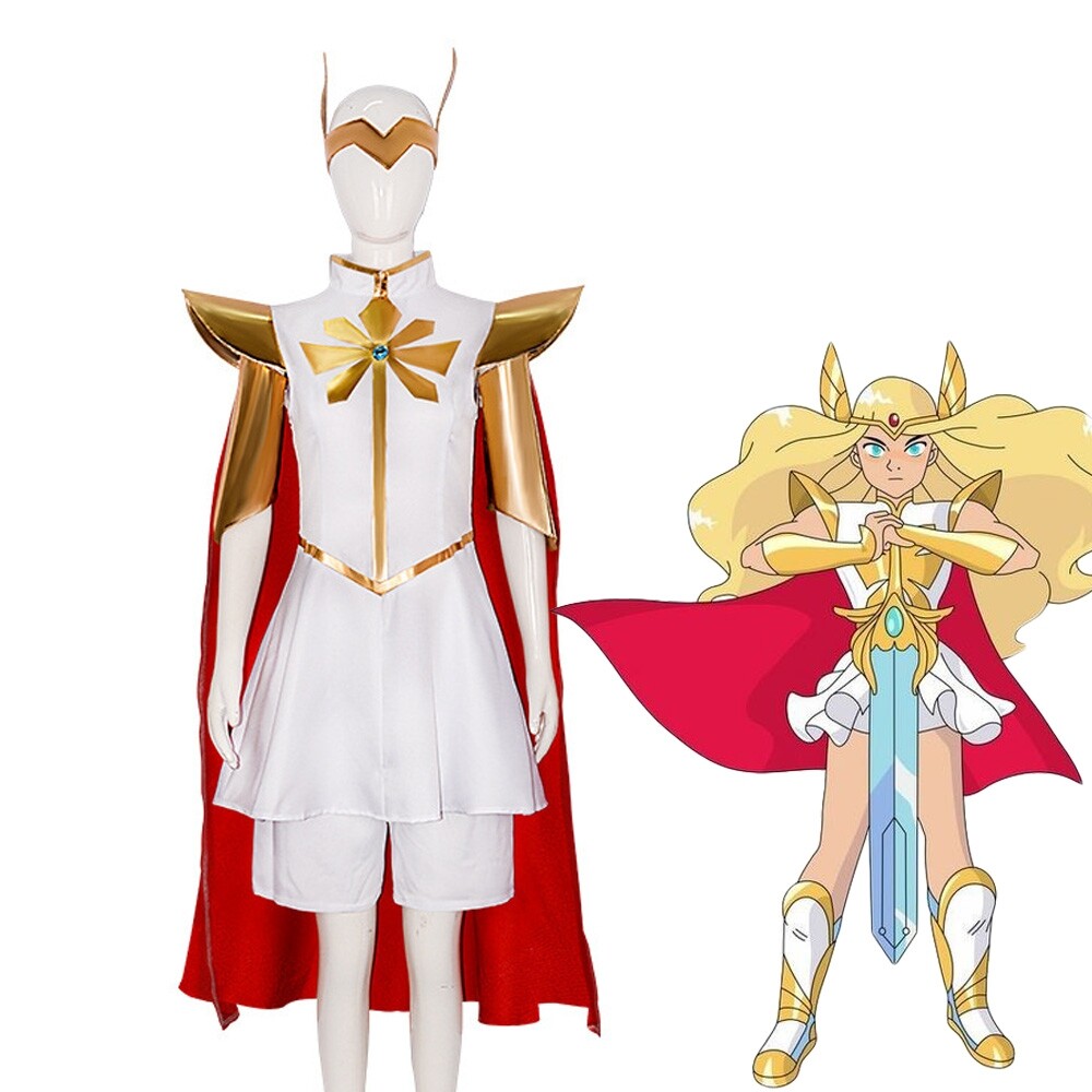 (150) Anime She-Ra and the Princesses of Power White Uniform She-Ra ...