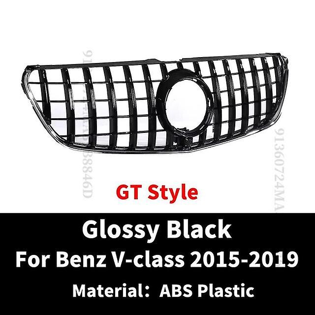 (V class GT Black) Upgrade Front Inlet Bumper Grille Grill Diamond ...