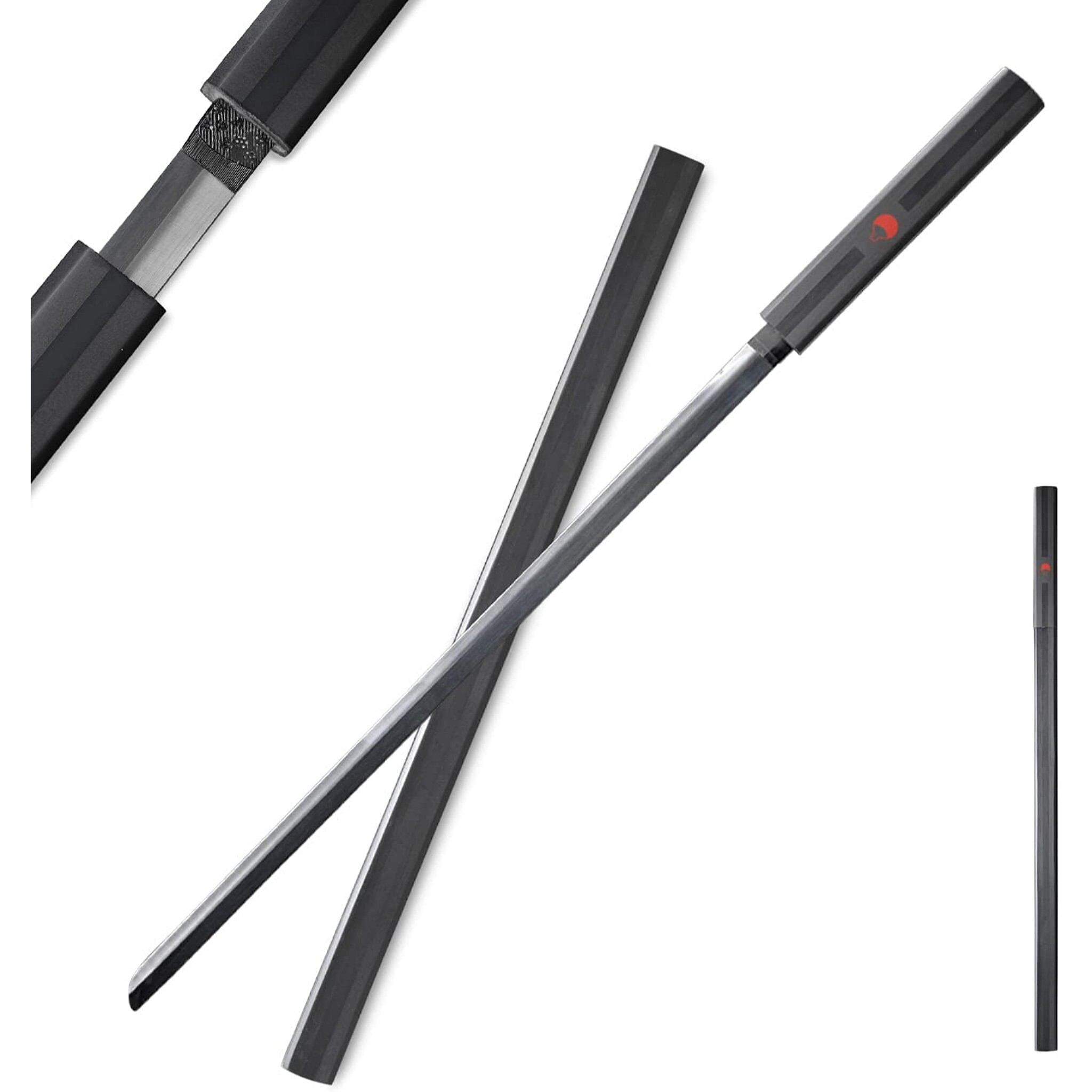 Naruto Kusanagi Sasuke Black Katana Metal Sword on OnBuy