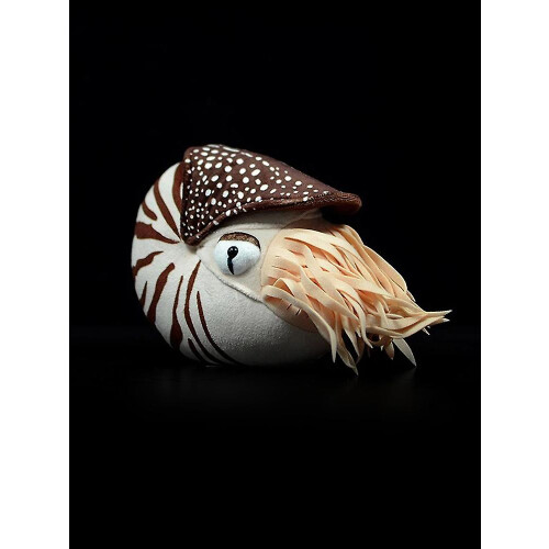 18x20cm Lifelike Nautilus Plush Toys Real Life Chambered Nautilus ...