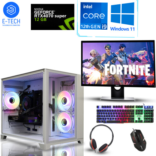 Gaming PC Bundle i9 12900KF 32GB DDR5 4070 SUPER 2TB M.2 Windows 11 on ...