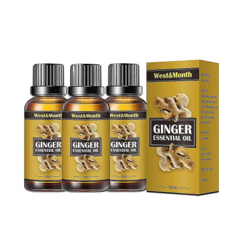 3pcs*30ml Ginger Body Sculpting Essential Oil Massage Firm Abdomen ...