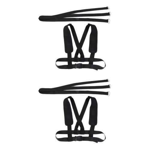 2X Fitness Anti-Resistance Sled Harness Wire Pull Strap Strength ...