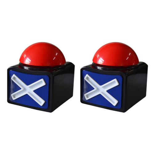 2X Game Answer Buzzer, Q&A with Light and Sound for Talent Dial Button ...