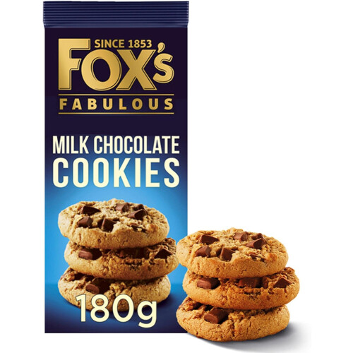 (Pack Of 4) Fox's Biscuits Milk Chocolate Cookies 180g on OnBuy