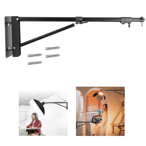 Wall Mountable Triangular Boom, Extendable to 135cm on OnBuy