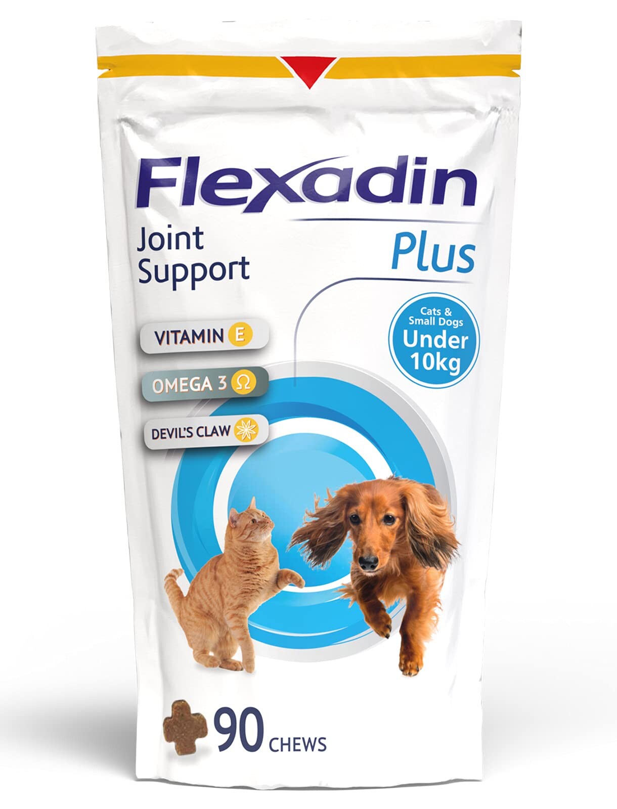 Flexadin Plus Joint Supplement Chews for Cats and Small Dogs (up to ...