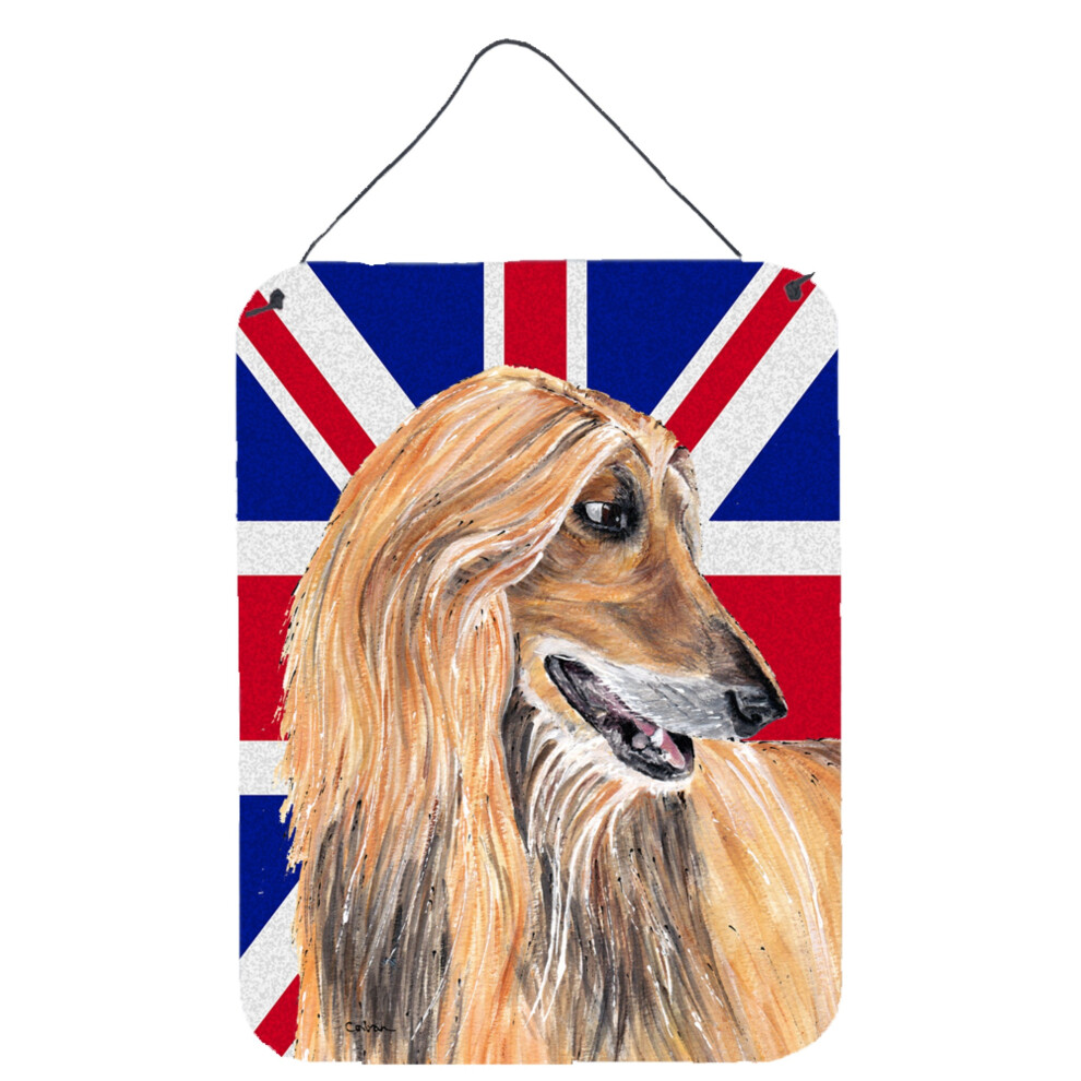 ""Tesoros de Caroline: Lebrel Afgano con la Bandera Brit nica y la ...