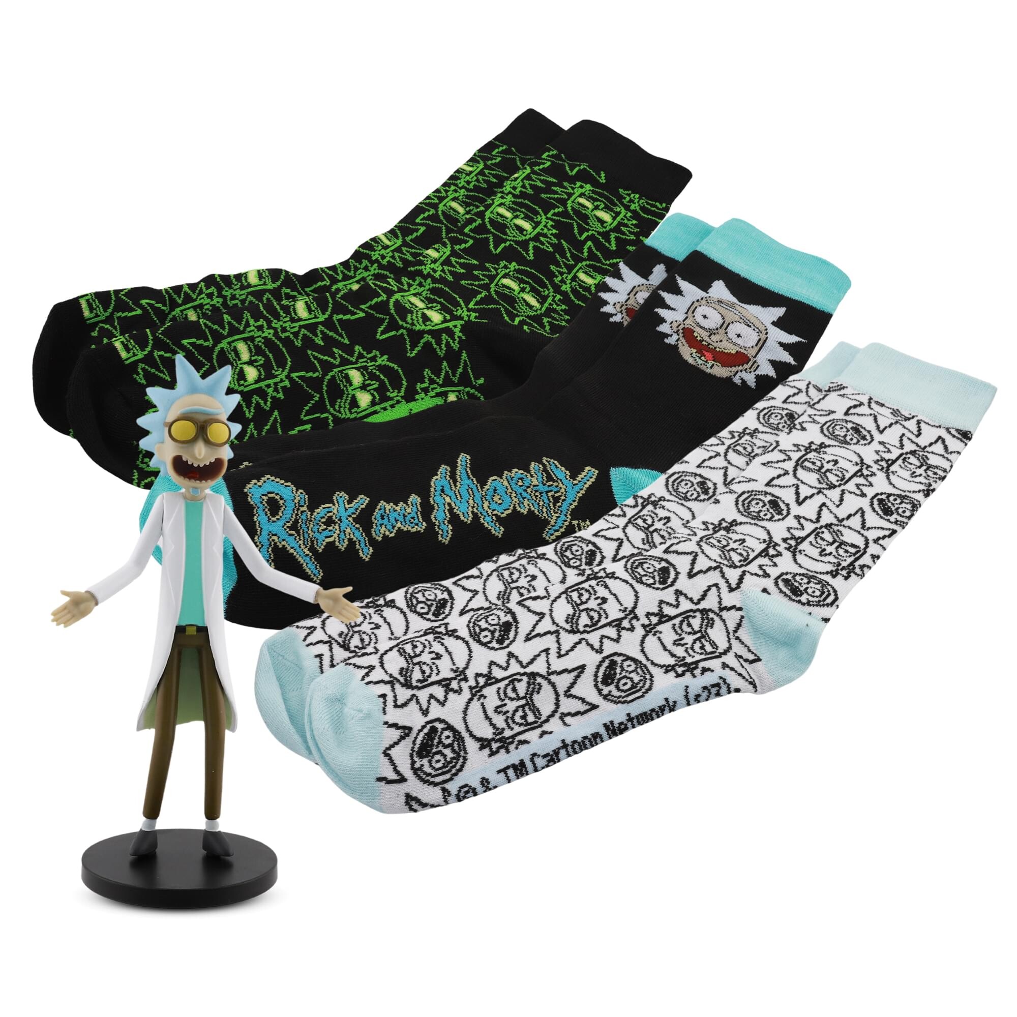 Rick and Morty Vinyl Rick Sanchez Figure and Sock Bundle on OnBuy