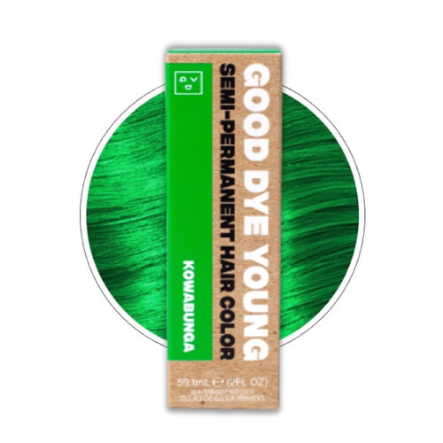 Tinte semipermanente Good Dye Young Streaks and Strands (Kowabunga): acondicionador con protecci ...