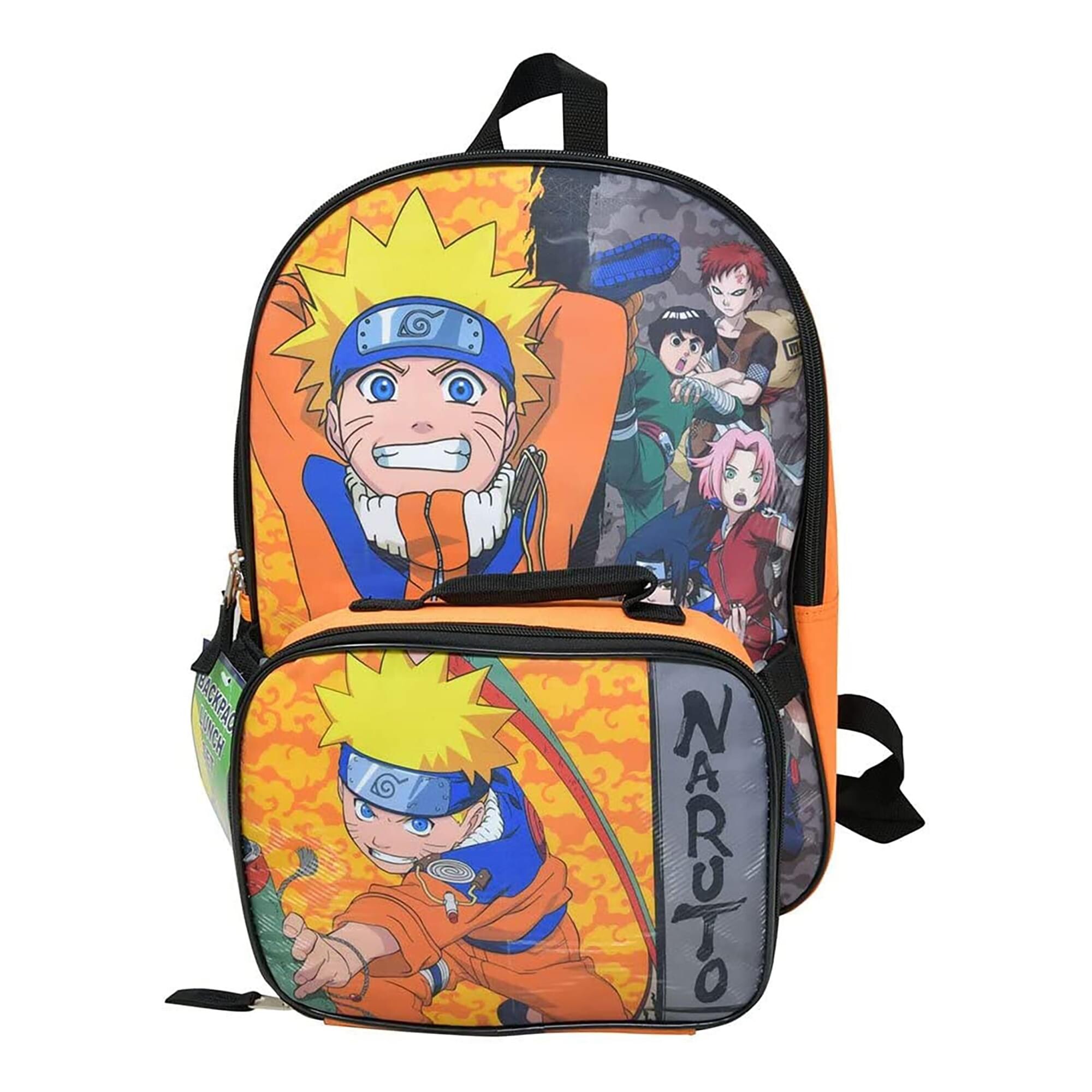 Naruto Uzumaki 16 Inch Kids Backpack with Lunch Bag on OnBuy