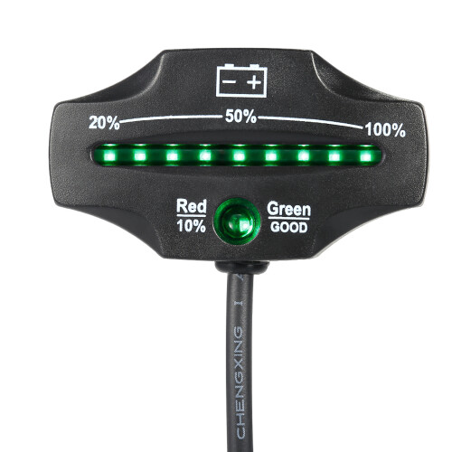 New 12/24V LED Lead Acid Storage Battery Tester Battery Indicator Gauge ...