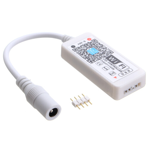 DC5-28V Mini WiFi Smart Dimmer Controller for RGB 5050 LED Strip Light ...