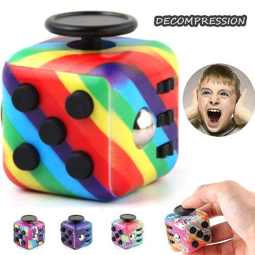 (All Type, 1Pc) Sensory Fidget Toys, Cube Dice, Relieves Stress And ...