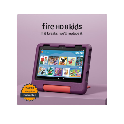 Amazon Fire HD 8 Kids tablet 3GB RAM 32GB 2024 Grape on OnBuy