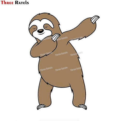 (A180AHeight 15cm2PCS, One size) Three Ratels A180 3D Dabbing Sloth ...