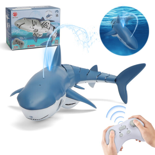 Water Spray Remote Control Shark Toy for Kids on OnBuy