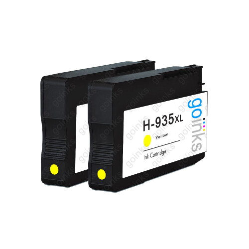 Compatible 2 Go Inks Yellow Printer Ink Cartridges to replace HP 933Y ...