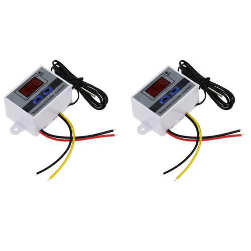 2X Digital Temperature Controller Display Thermostat Control Switch and ...