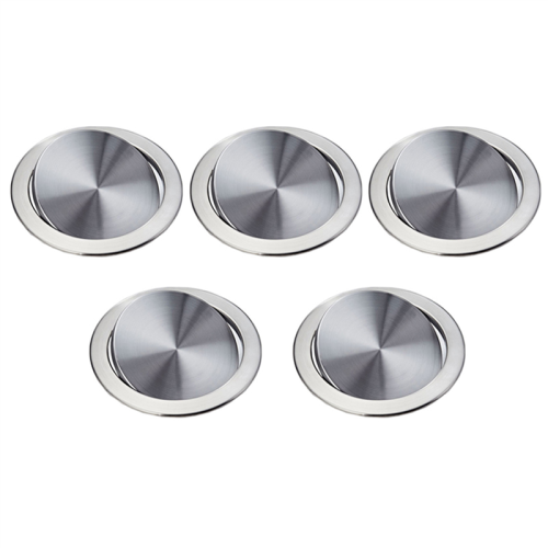 5X Stainless Steel Garbage Flap Lid Trash Bin Cover Flush Built-in ...