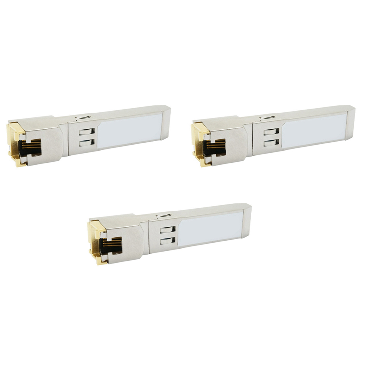 3X Gigabit RJ45 SFP modul 10/100/1000 Mbps SFP medený RJ45 SFP ...