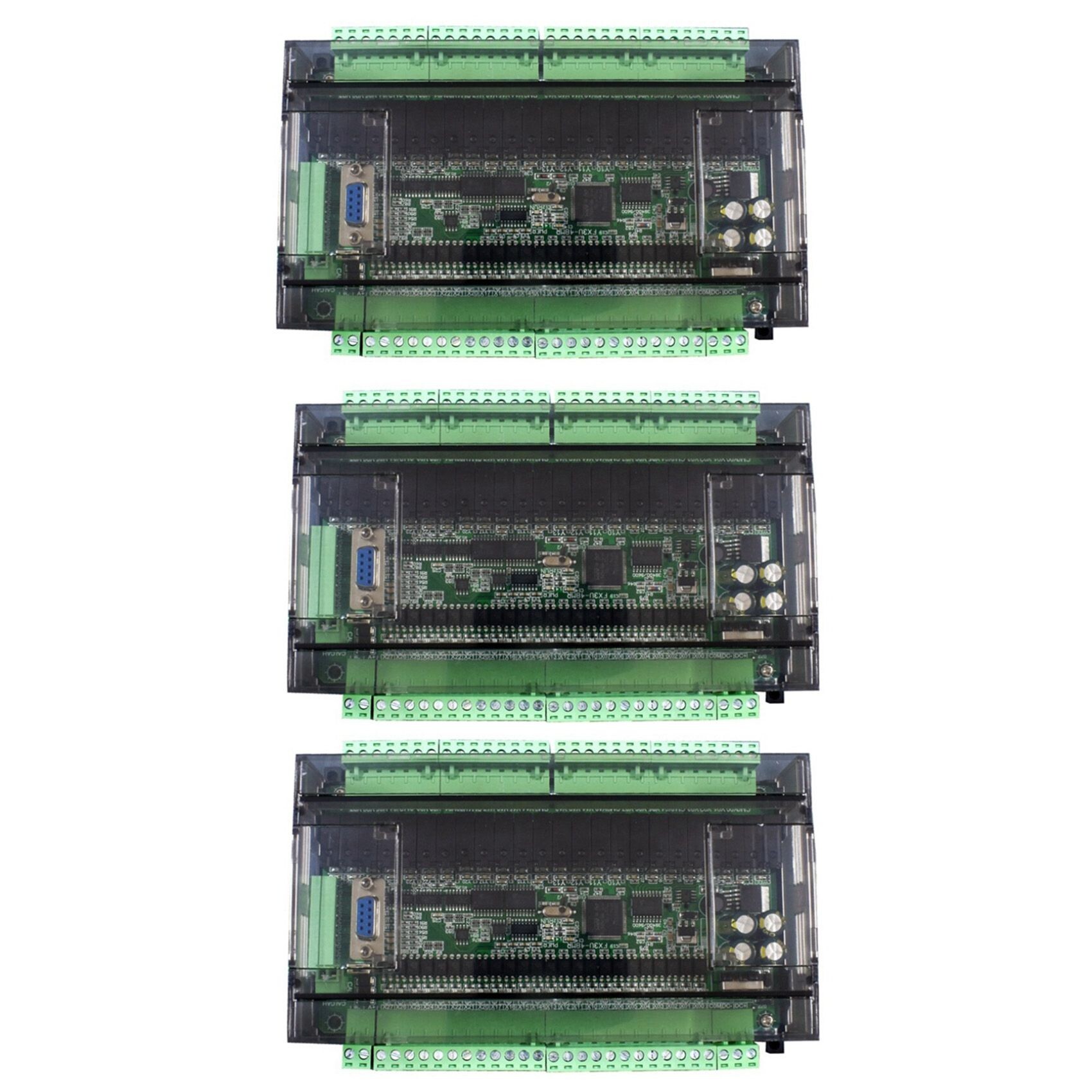 3X FX3U 48MR RS485 (Real Time Clock) 24 Input 24 Relay Output 6 Analog Input 2 Analog Output Plc ...