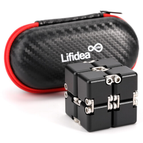 Lifidea Infinity Cube Metal Alloy Fidget Cube 6 Colors Handheld Fidget ...
