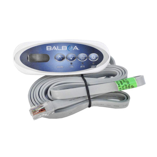 Balboa 53238 4 Button Topside Control Panel for Mini Oval Heat Jacket 7' Cord on OnBuy