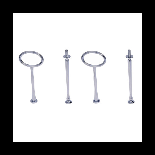 10 Wedding Metal 2 Tier Cake Stand Center Handle Rods Fittings Kit on OnBuy