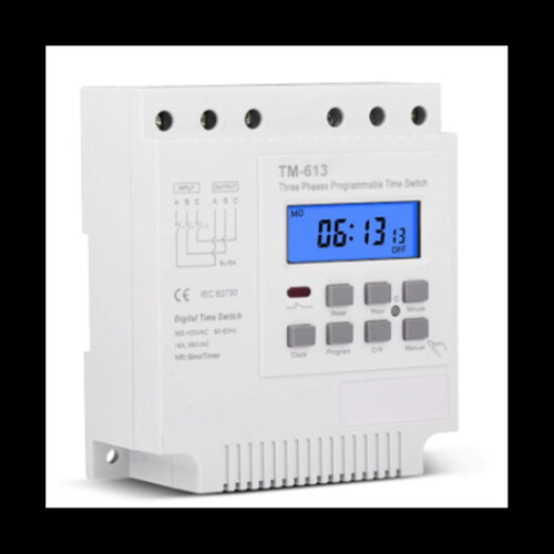 Interruptor programable trifÃ¡sico 380V 415V TIMER con ...