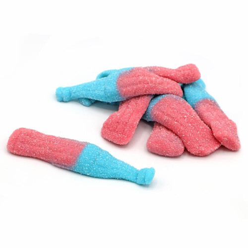Candy Realms Giant Fizzy Bubblegum Bottles 1.02KG Tub - Gummy Sweets on ...