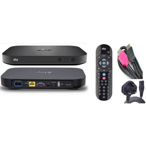 SKY Q MINI TV BOX INCLUDES SKY Q VOICE REMOTE HDMI AND POWER CABLE on OnBuy