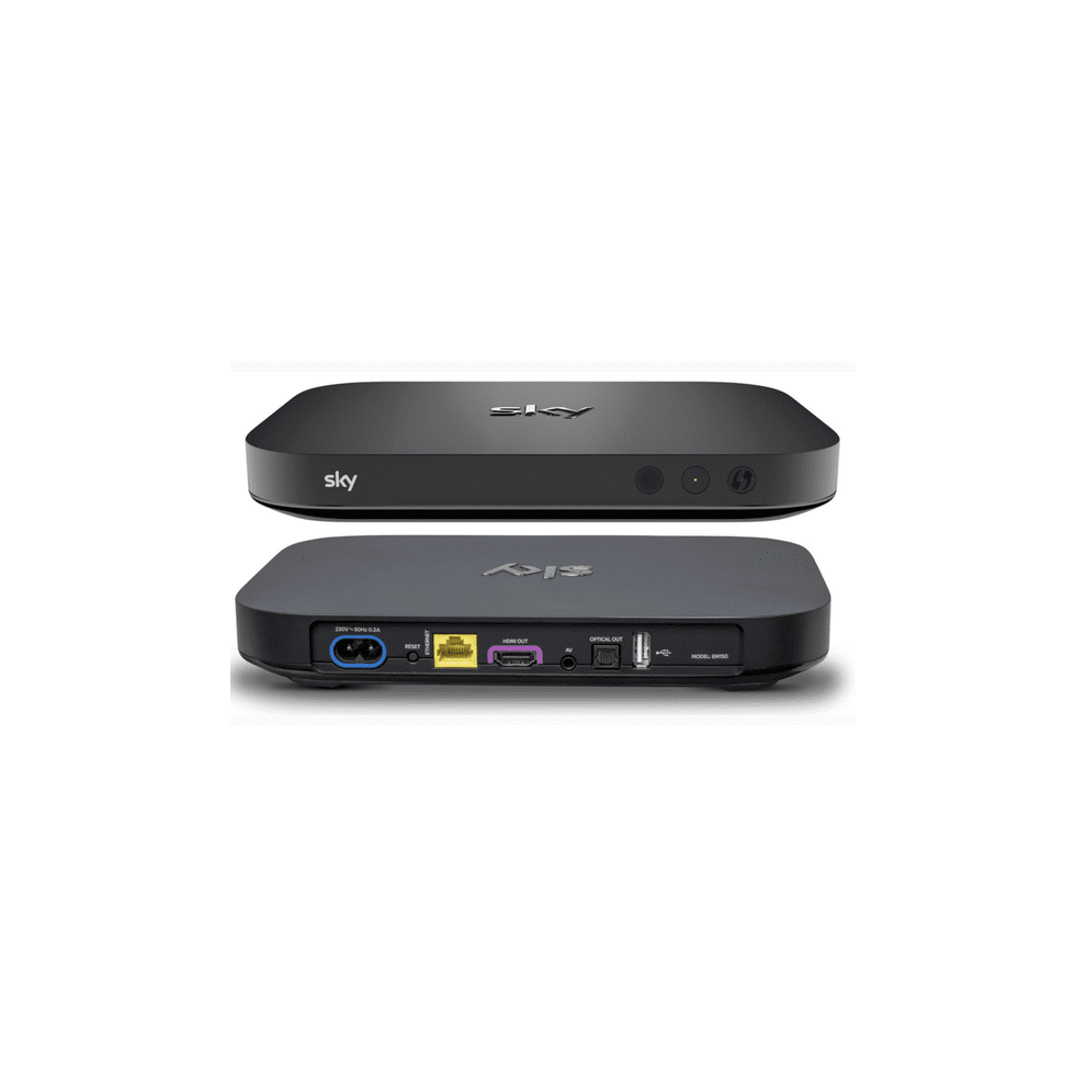 SKY Q MINI TV BOX INCLUDES SKY Q VOICE REMOTE HDMI AND POWER CABLE on OnBuy