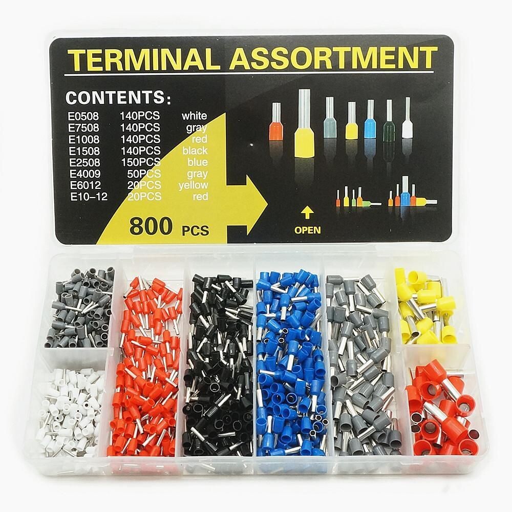 (800PCS) Wire Connector Terminator Crimp Terminal Connector Conector ...