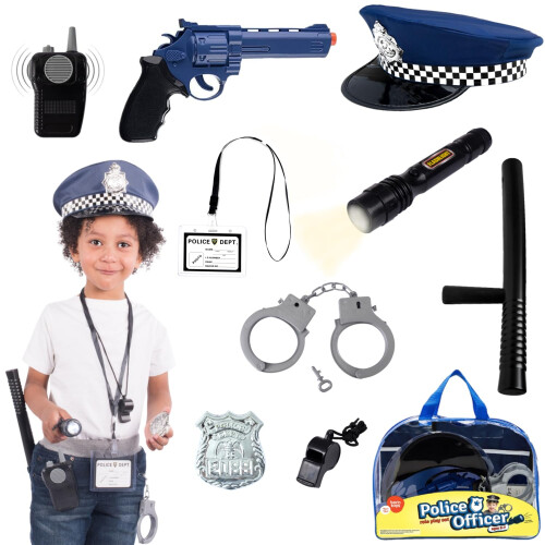 Born Toys Police Toys Set with Police Accessories Includes Police Baton ...