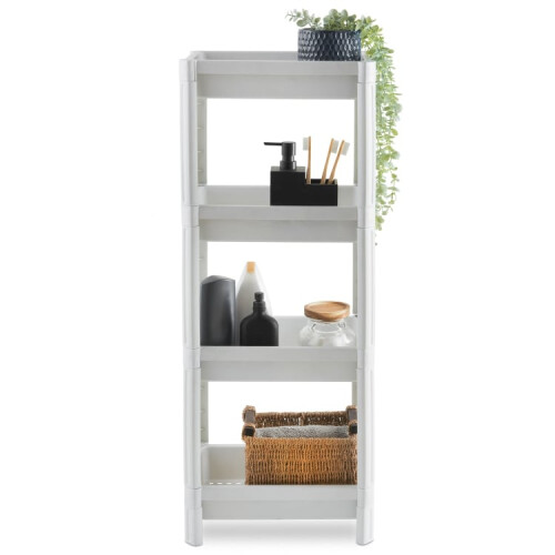 Cohesive Design 4Tier Multi-Purpose Shelf extra couple of shelves-White ...