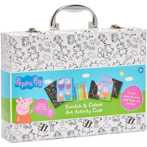 Peppa Pig Scratch, Draw & Colour Art Activity Case on OnBuy