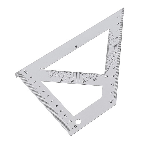 Woodworking 45/90 Degree Triangle Ruler Carpenter L Square Marking ...