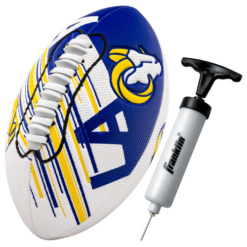 Balón de Fútbol Mini NFL Los Angeles Rams - 8.5" con Textura SPACELACE ...