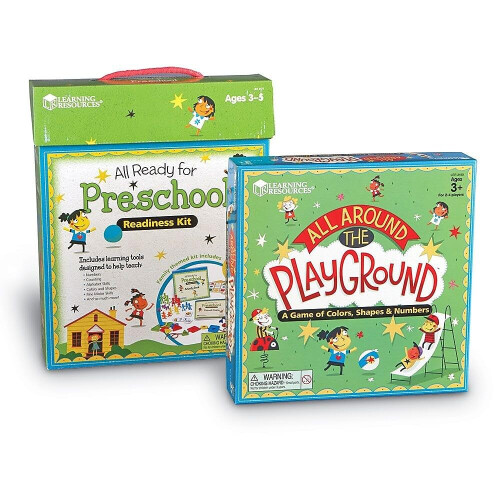 Learning Resources All Ready for Preschool Readiness Kit 60 Activities ...