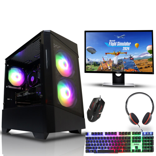 Refurbished Gaming PC Bundle i7 4th Gen 16GB RAM 1TB HDD + 240GB SSD ...
