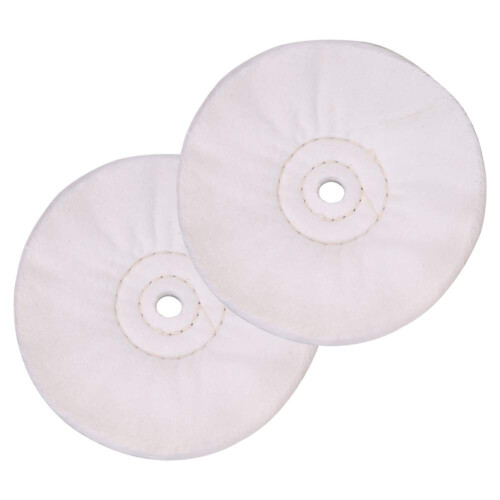 SCOTTCHEN Buffing polishing Wheels Soft Flannel 8 inch 40 Ply for Bench ...